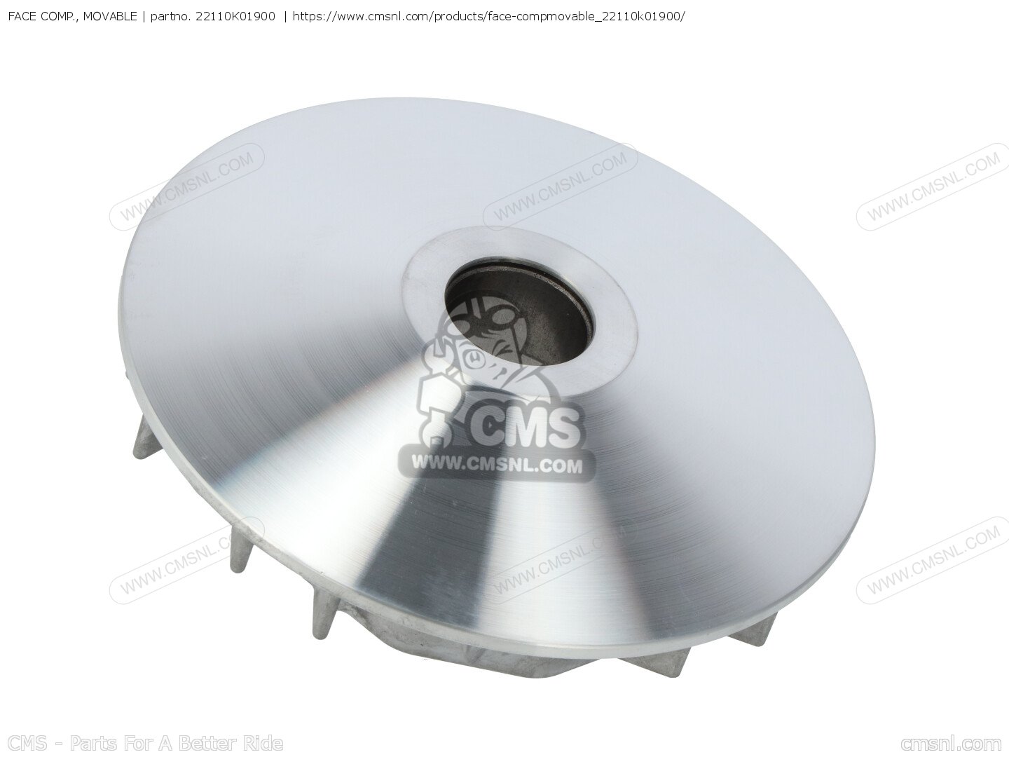 22110K01900: FACE COMP,MOVABLE Honda - buy the 22110-K01-900 at CMSNL