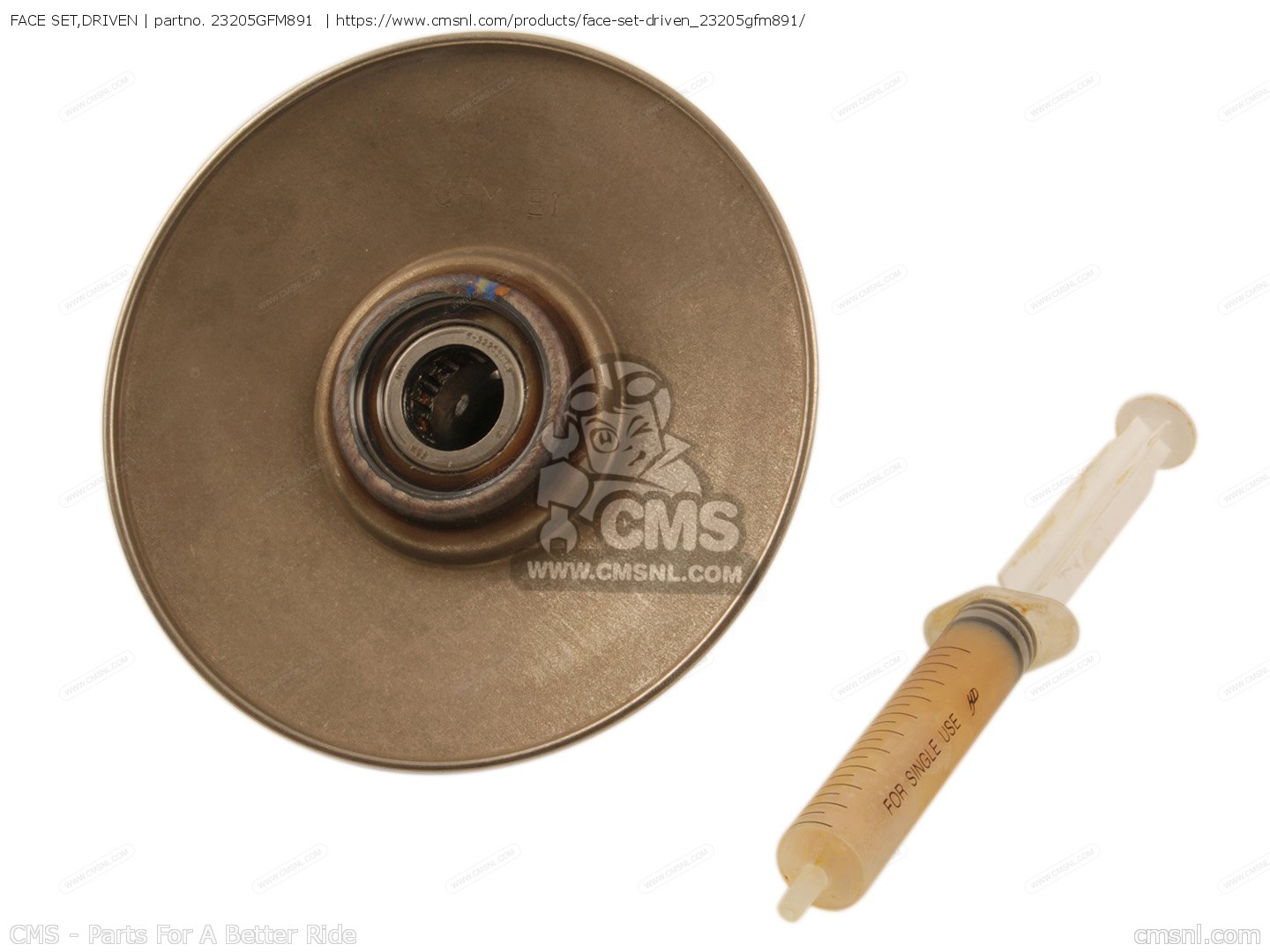 23205GFM891: FACE SET,DRIVEN Honda - buy the 23205-GFM-891 at CMSNL