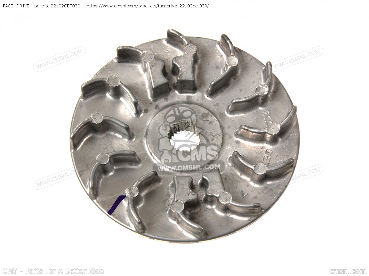 22102GET030: FACE,DRIVE Honda - buy the 22102-GET-030 at CMSNL