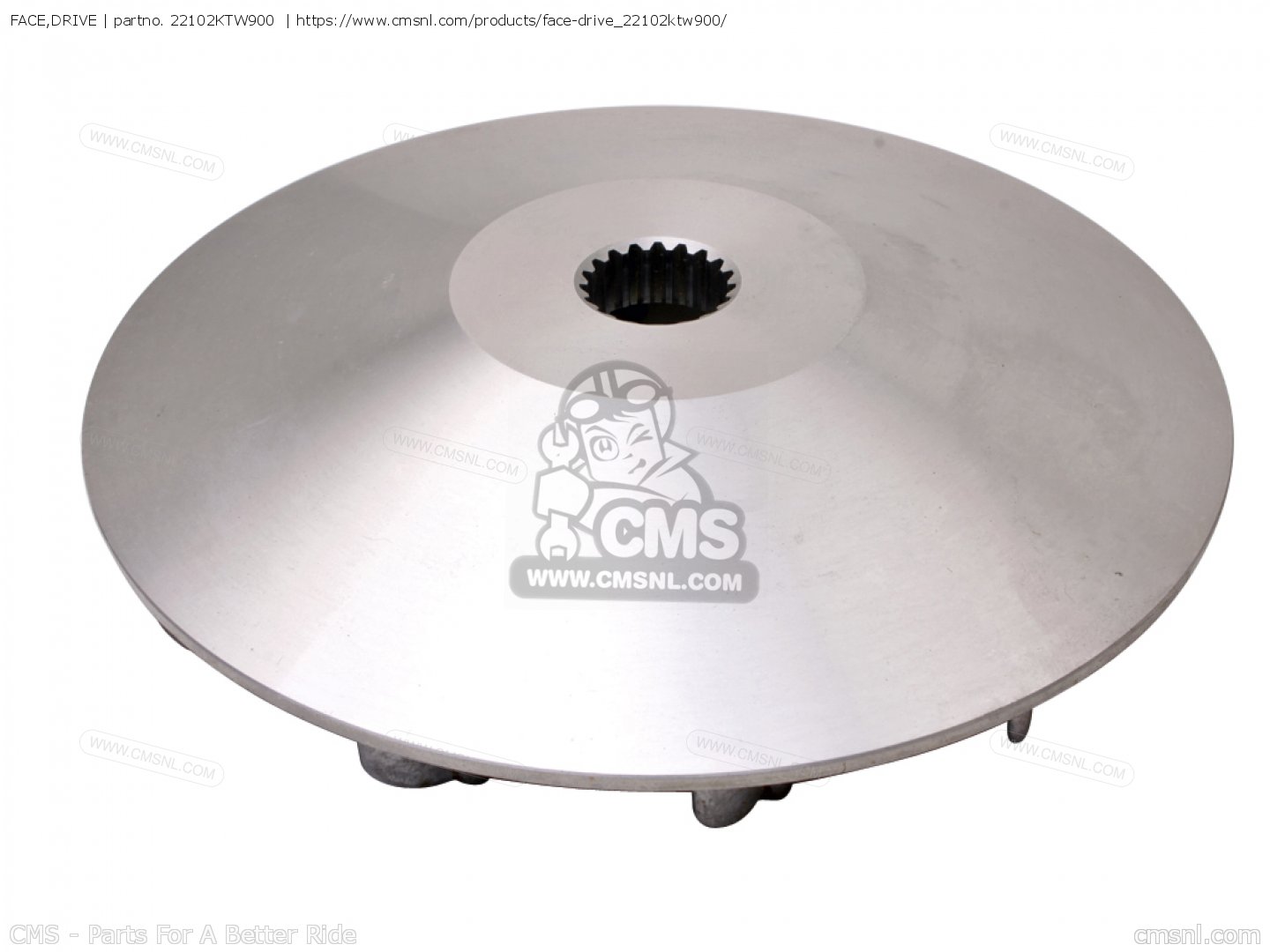 22102KTW900: FACE,DRIVE Honda - buy the 22102-KTW-900 at CMSNL