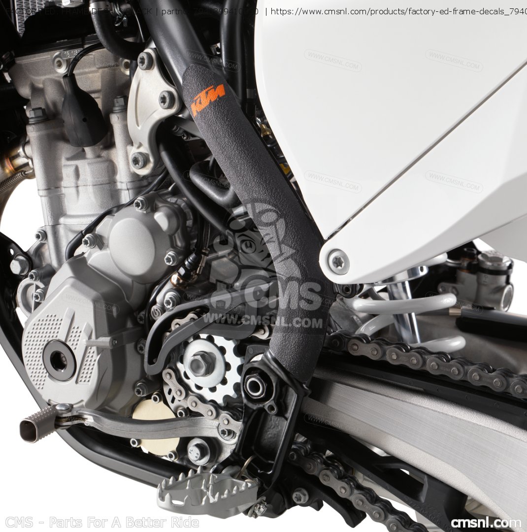 7940399410030: Factory Ed. Frame Decals Black Ktm - buy the ...