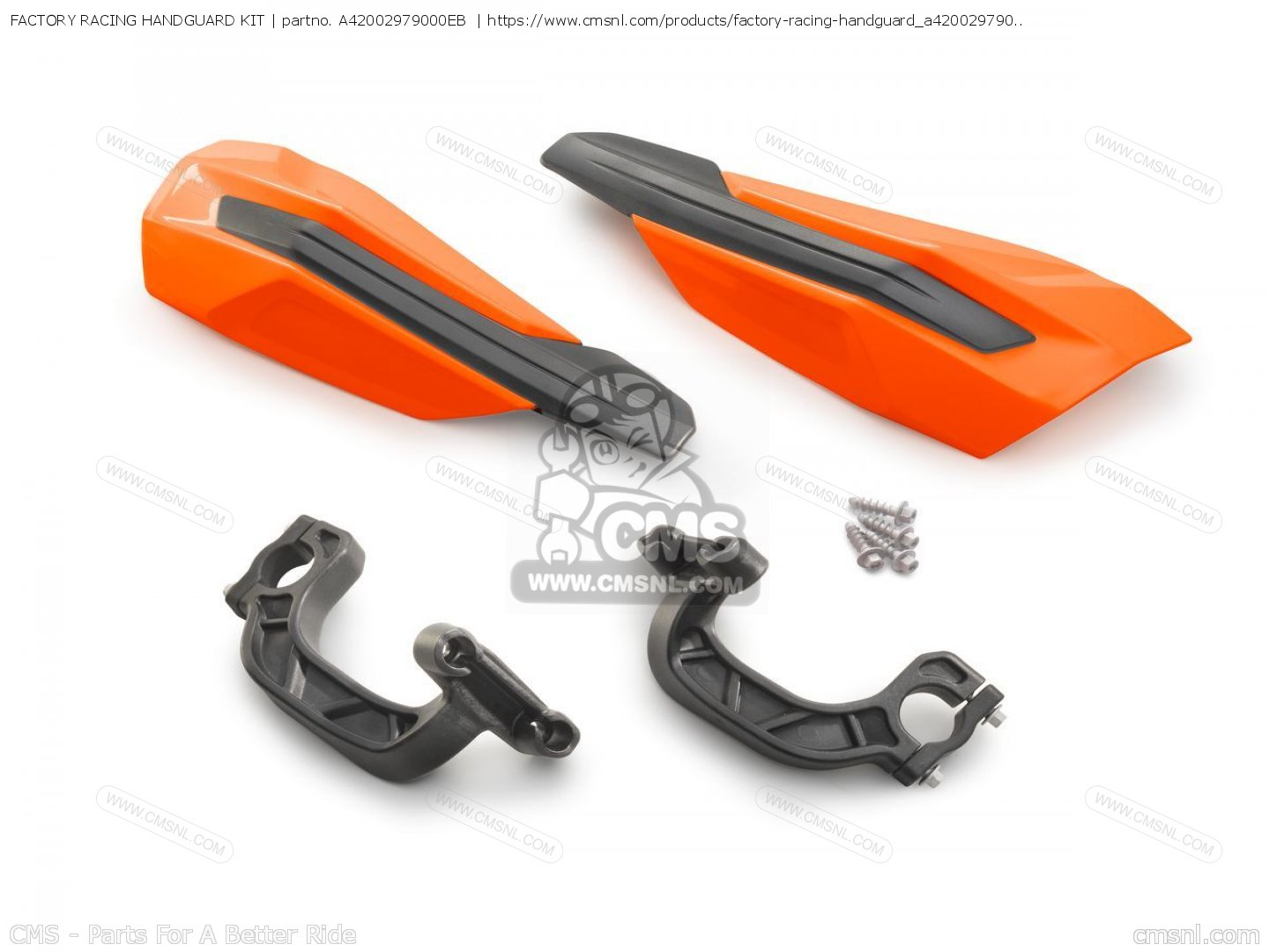A42002979000EB: FACTORY RACING HANDGUARD KIT KTM - buy the ...