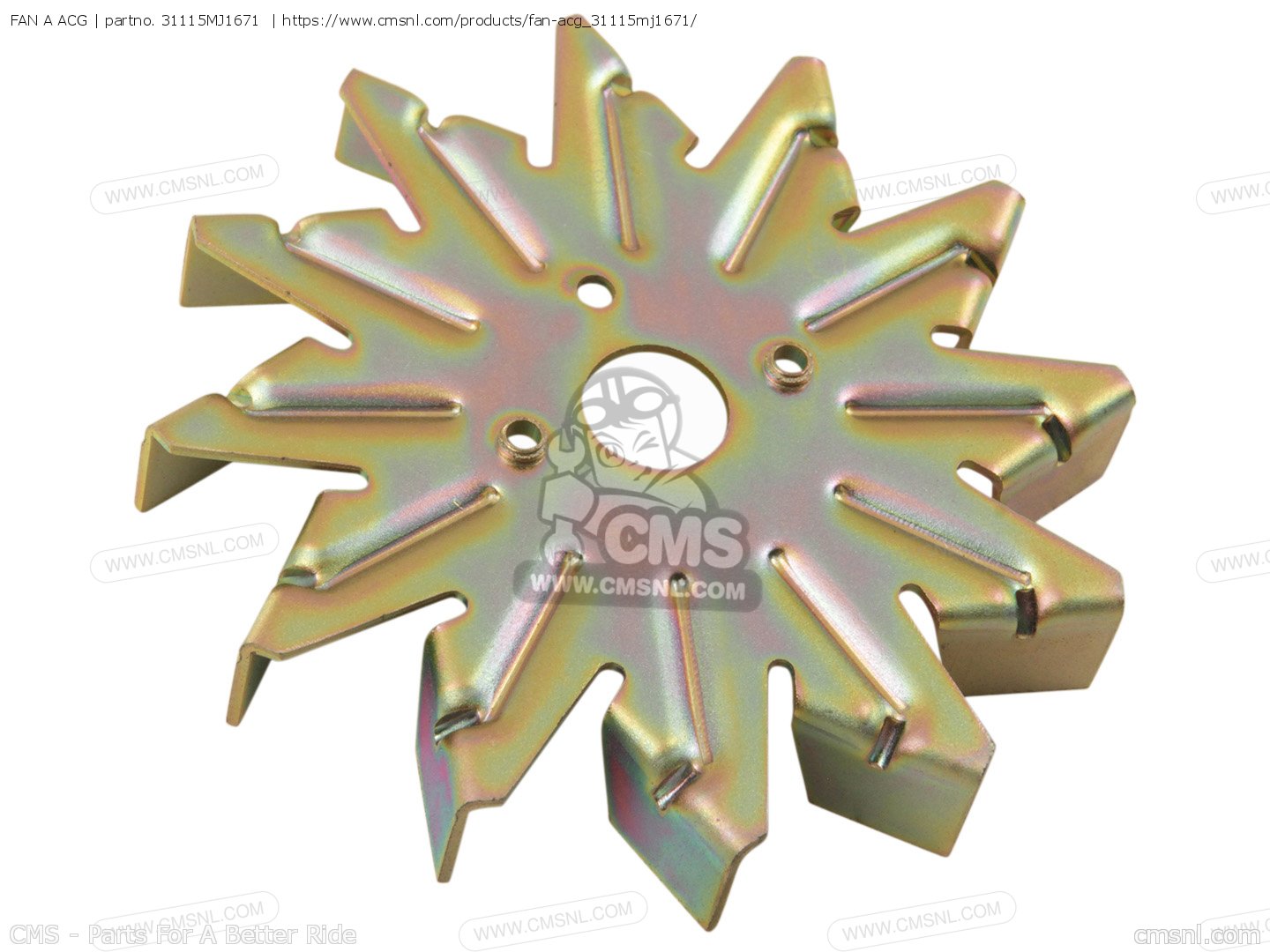 FAN A ACG for CB700SC NIGHTHAWK S 1984 (E) USA - order at CMSNL