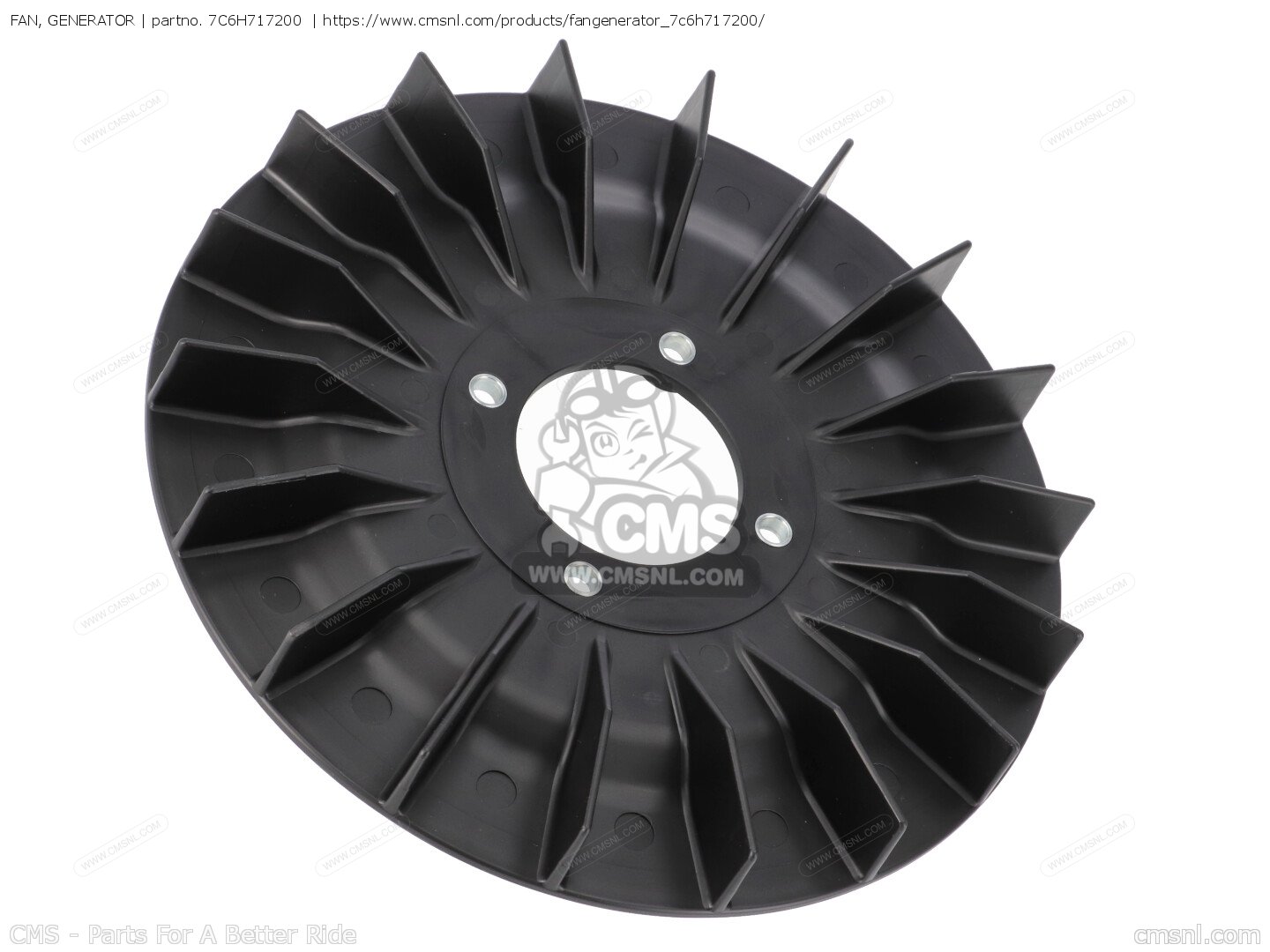 7C6H717200: FAN, GENERATOR Yamaha - buy the 7C6-H7172-00-00 at CMSNL