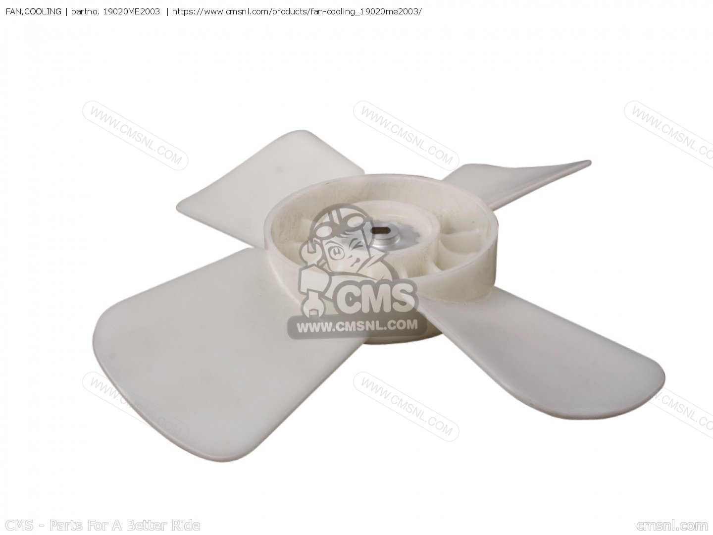 19020ME2003: Fan,cooling Honda - buy the 19020-ME2-003 at CMSNL