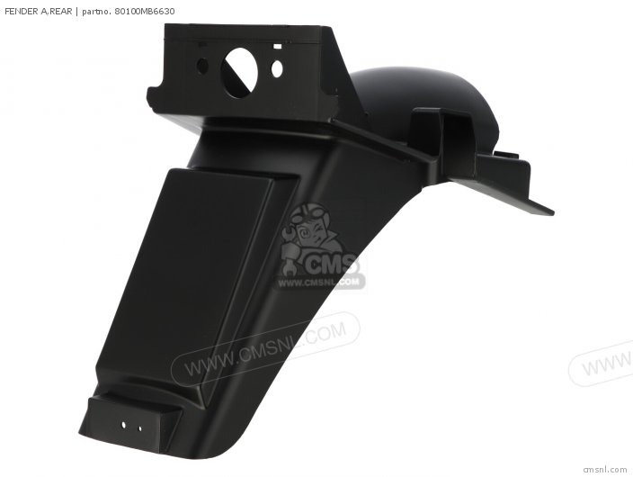80100MB6630: FENDER A,REAR Honda - buy the 80100-MB6-630 at CMSNL
