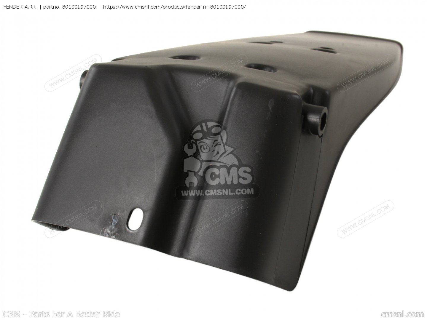 80100197000: FENDER A,RR. Honda - buy the 80100-197-000 at CMSNL