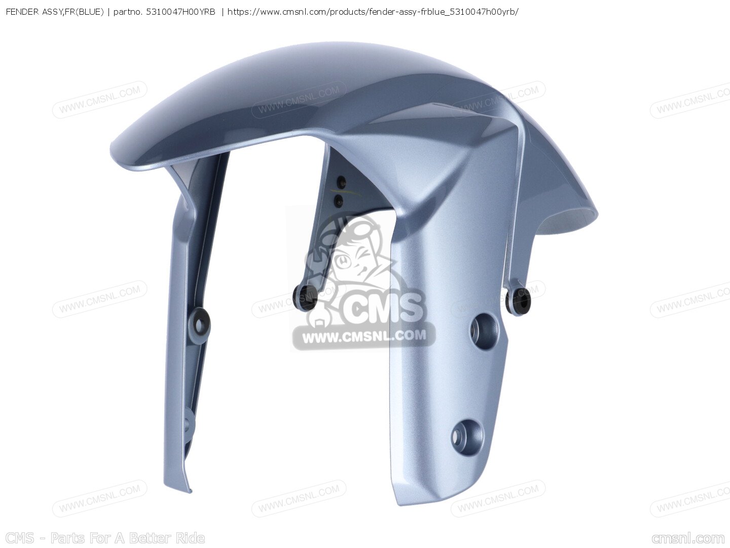 5310047H00YRB: FENDER ASSY,FR(BLUE) Suzuki - buy the 53100-47H00-YRB at ...