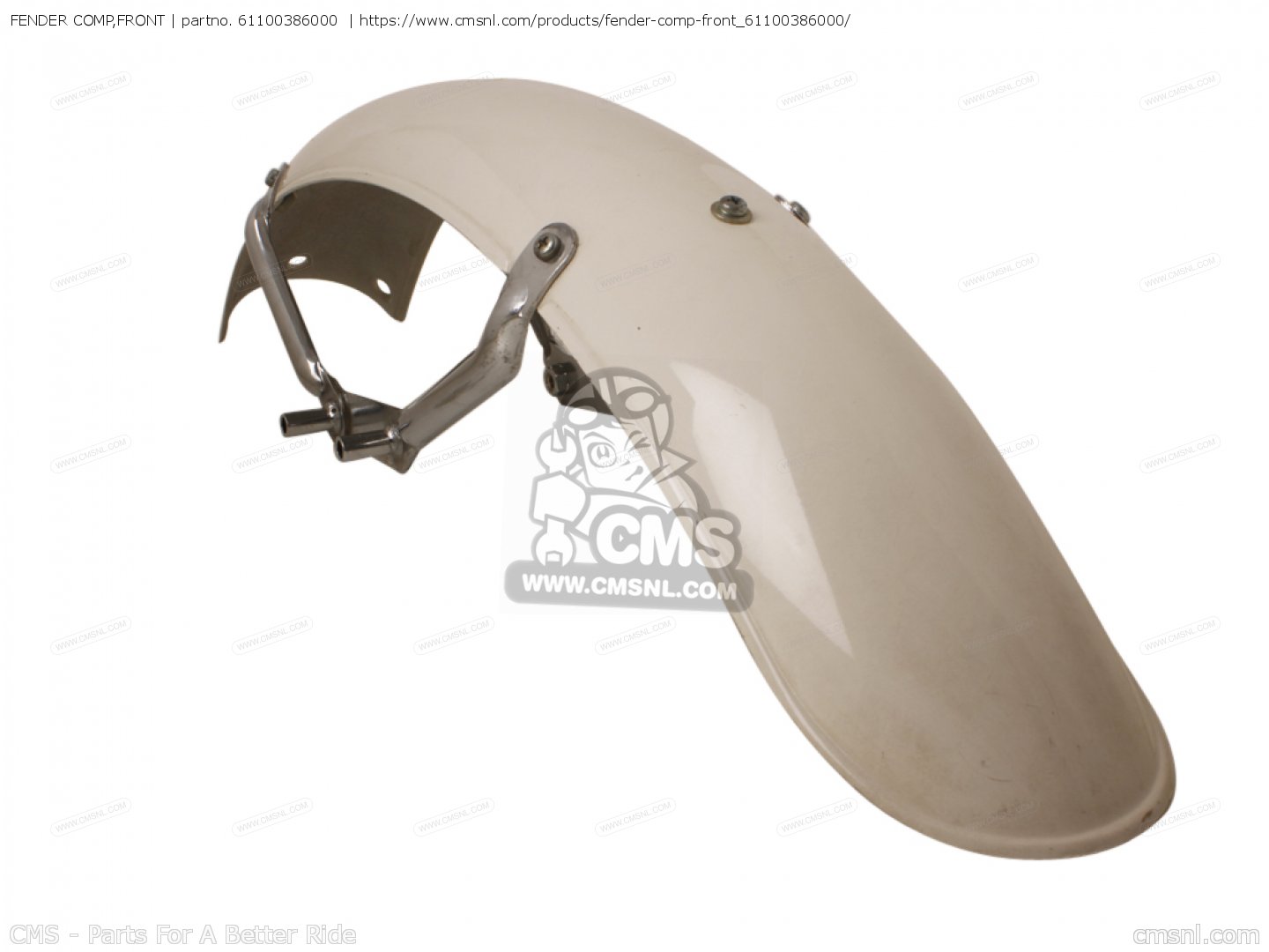 61100386000: Fender Comp,front Honda - buy the 61100-386-000 at CMSNL