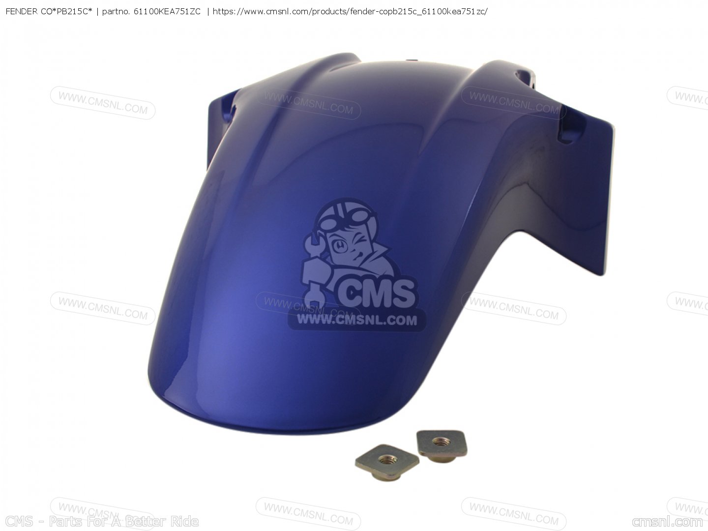 61100KEA751ZC: FENDER CO*PB215C* Honda - buy the 61100-KEA-751ZC at CMSNL