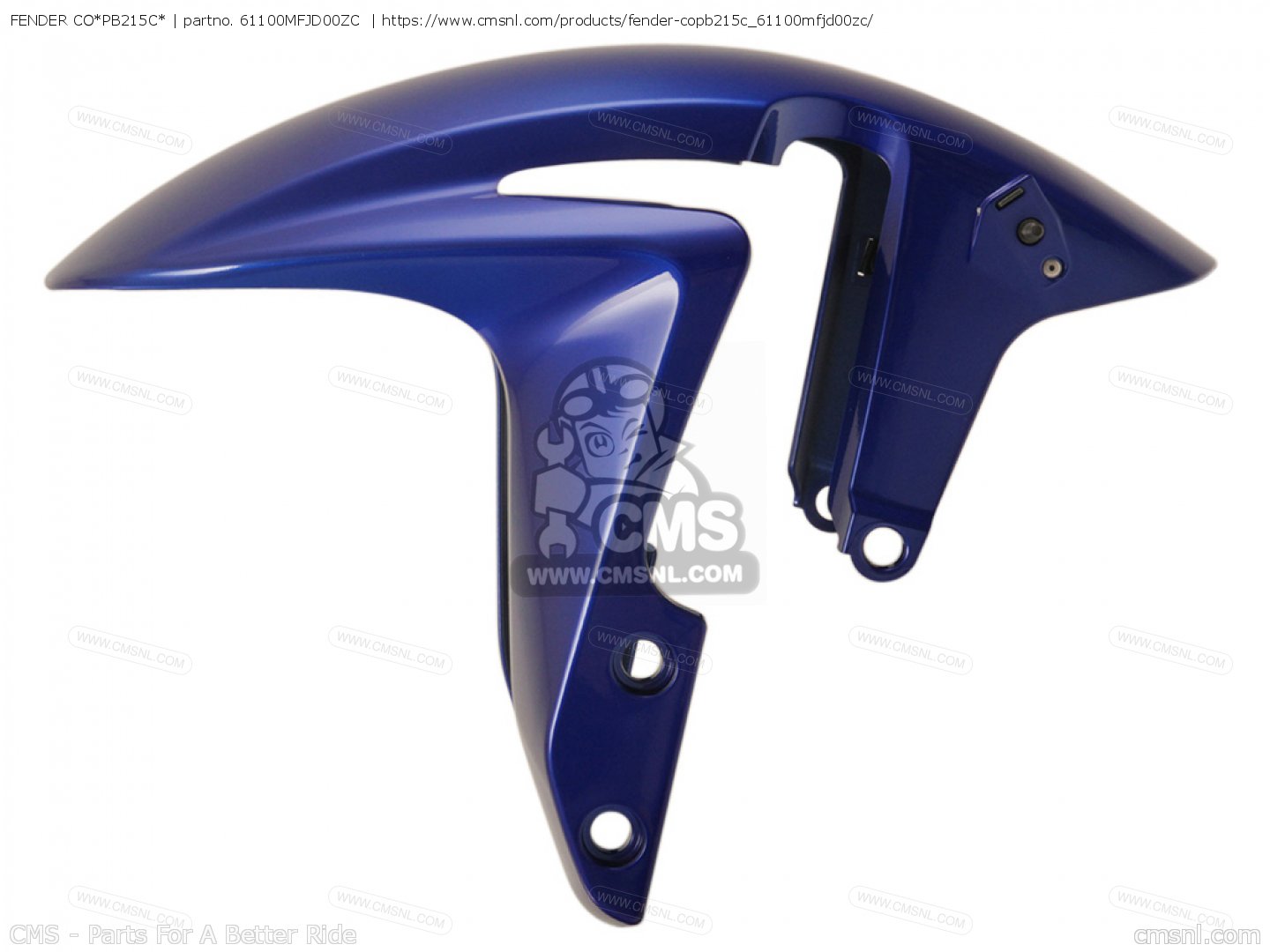 61100MFJD00ZC: Fender Co*pb215c* Honda - buy the 61100-MFJ-D00ZC at CMSNL