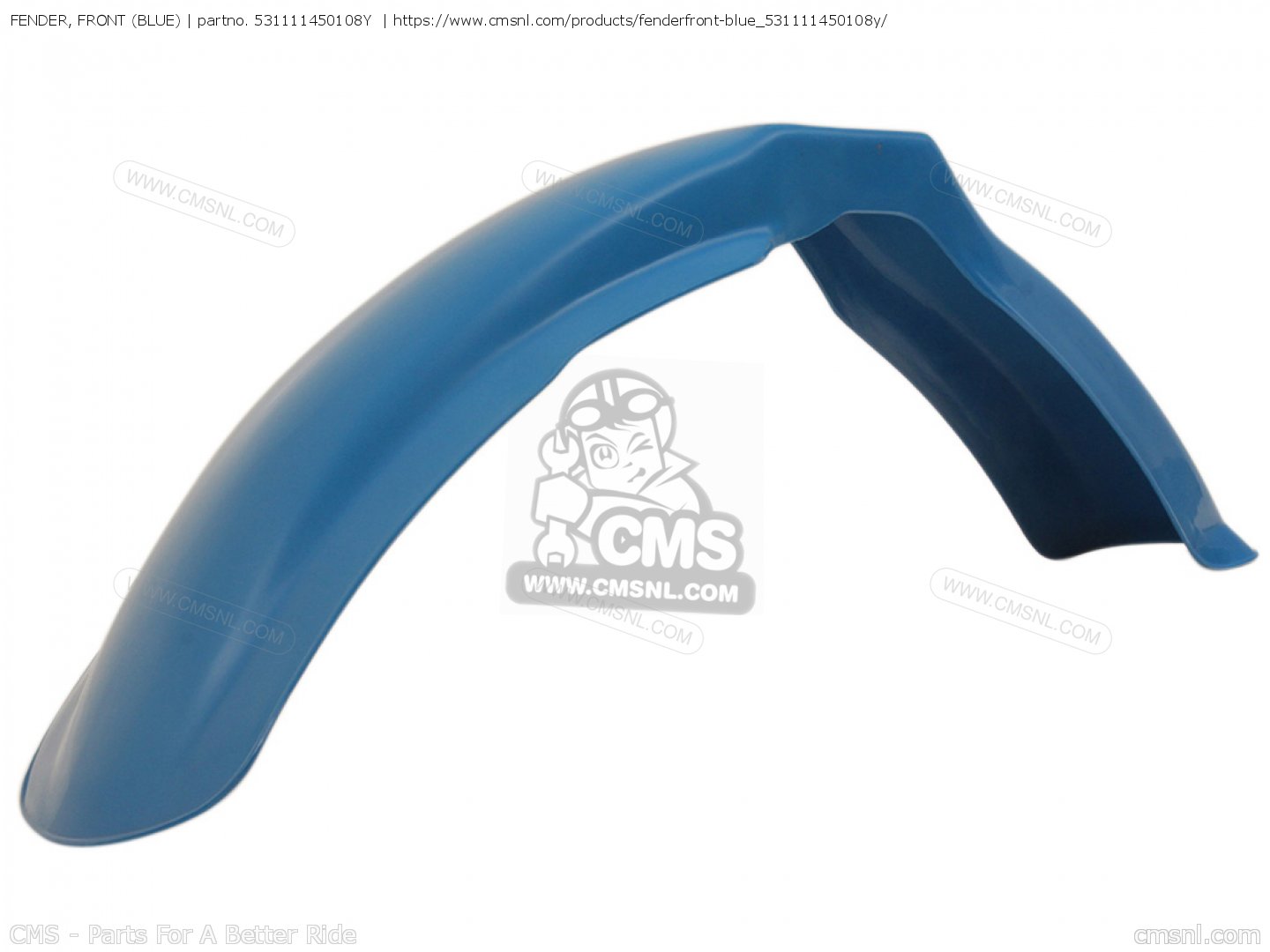 531111450108Y: FENDER, FRONT (BLUE) Suzuki - buy the 53111-14501-08Y at ...