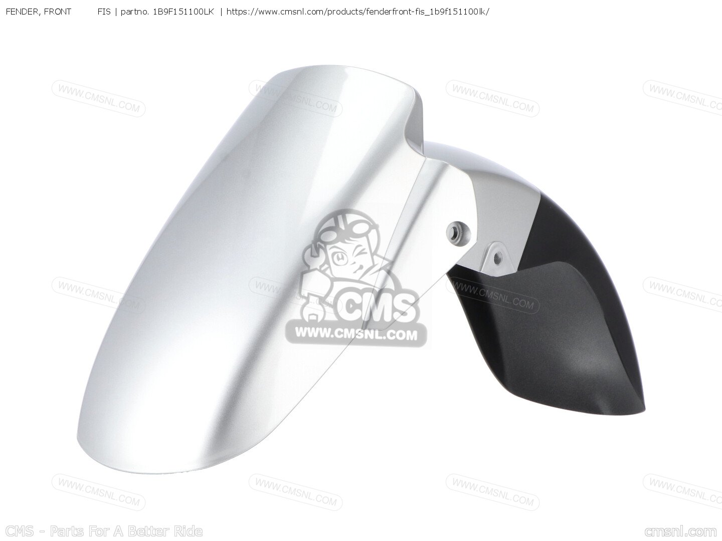 1B9F151100LK: FENDER, FRONT FIS Yamaha - buy the 1B9-F1511-00-LK at CMSNL