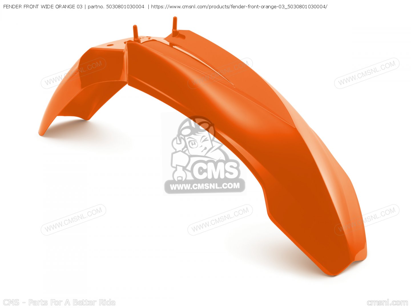5030801030004: FENDER FRONT WIDE ORANGE 03 KTM - buy the 5030801030004 ...