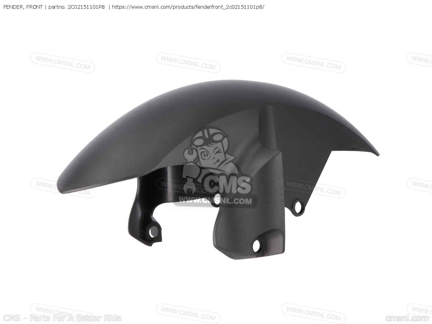 2C02151101P8: FENDER, FRONT Yamaha - buy the 2C0-21511-01-P8 at CMSNL