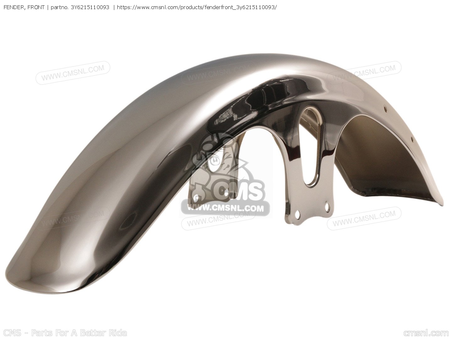 3Y6215110093 : FENDER, FRONT Yamaha - acheter le 3Y6-21511-00-93 à CMSNL