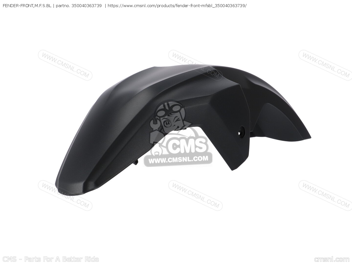 350040363739: Fender-front,m.f.s.bl Kawasaki - buy the 35004-0363-739 ...