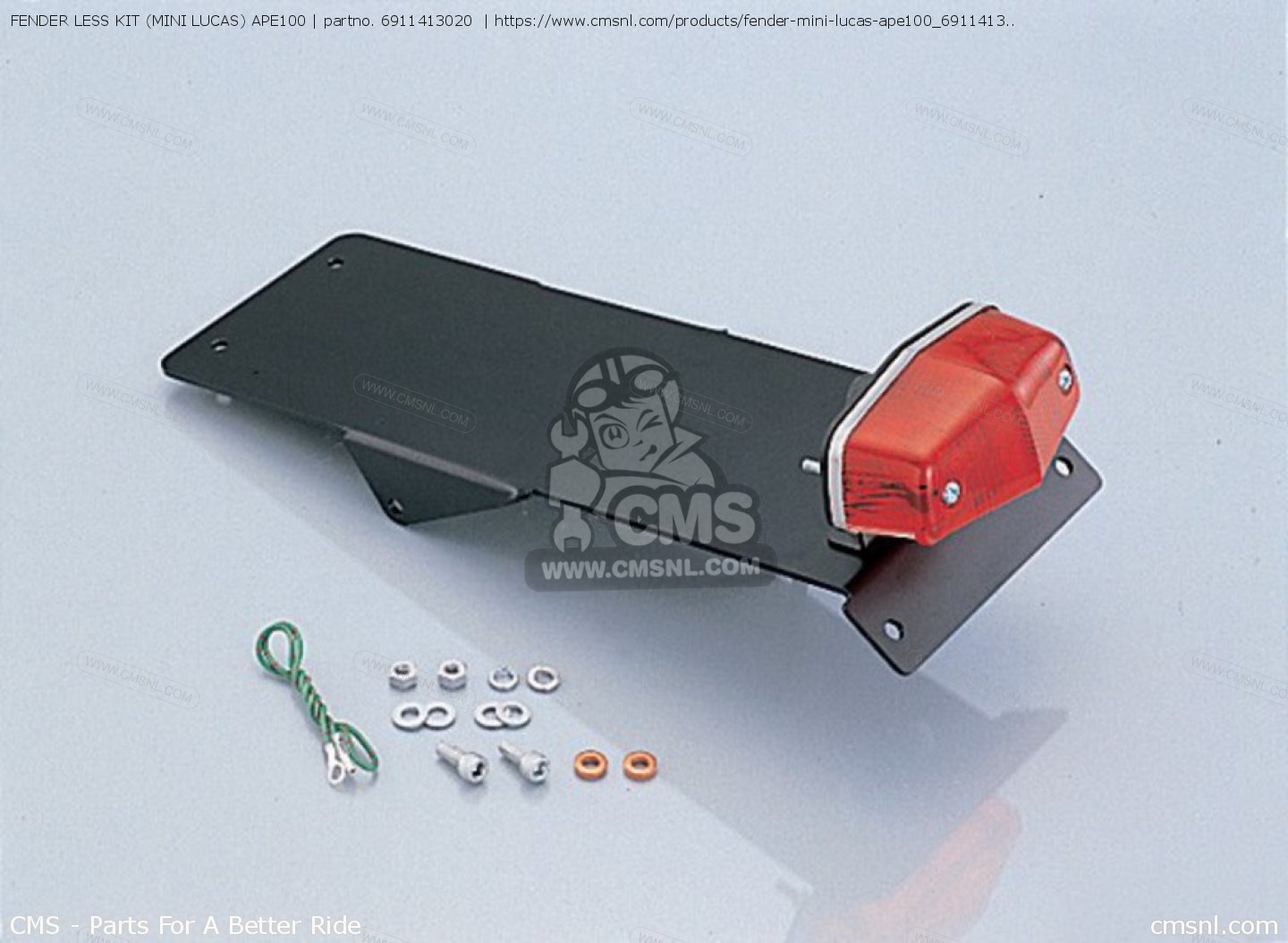 6911413020: Fender Less Kit (mini Lucas) Ape100 Kitaco - buy the 691 ...