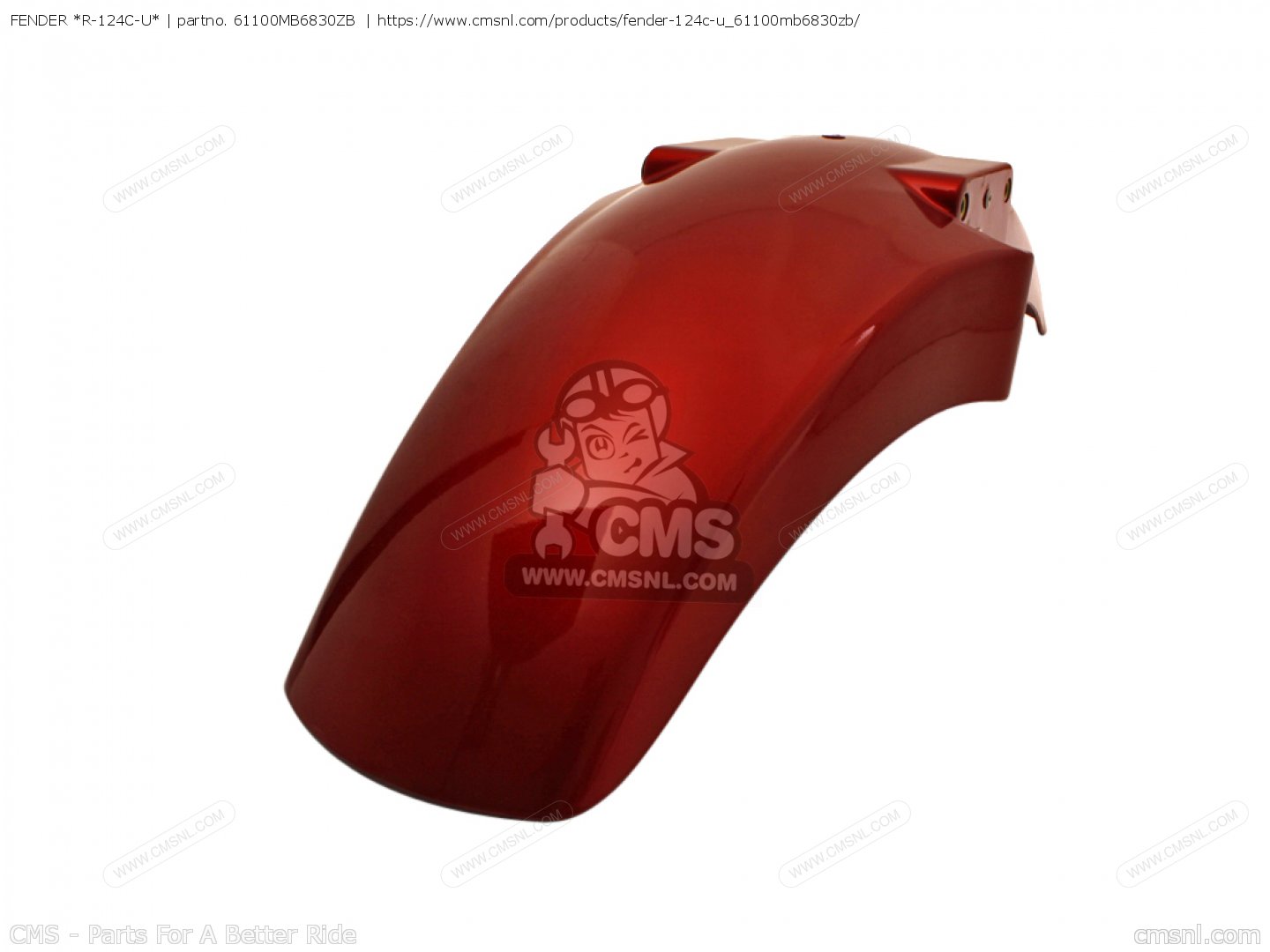 61100MB6830ZB: FENDER *R-124C-U* Honda - buy the 61100-MB6-830ZB at CMSNL