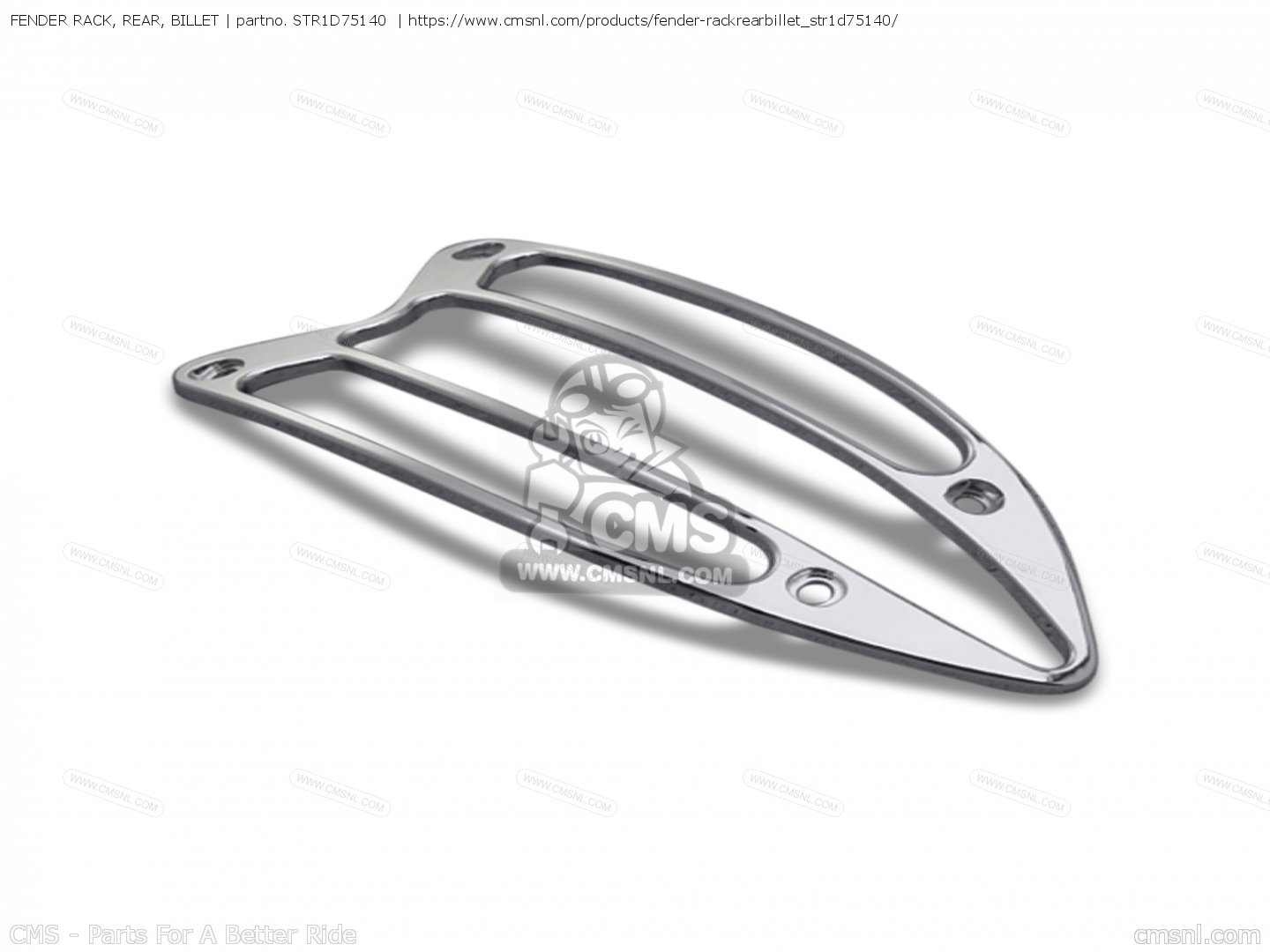 STR1D75140: Fender Rack, Rear, Billet Yamaha - buy the STR-1D751-40-00 ...