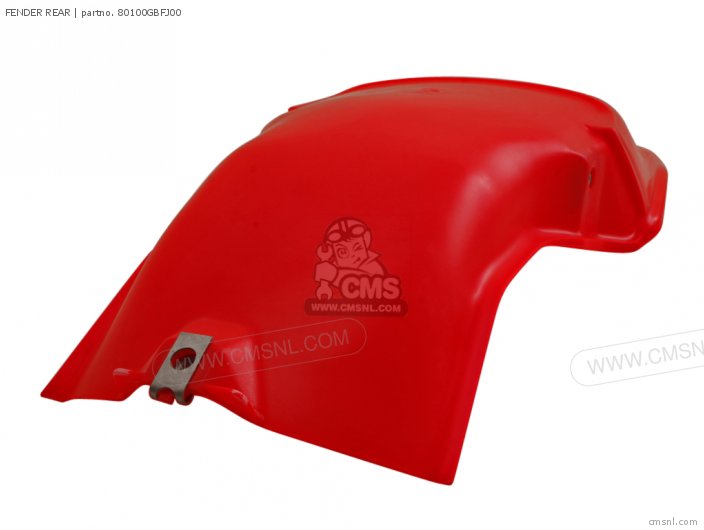 80100GBFJ00: FENDER REAR Honda - buy the 80100-GBF-J00 at CMSNL