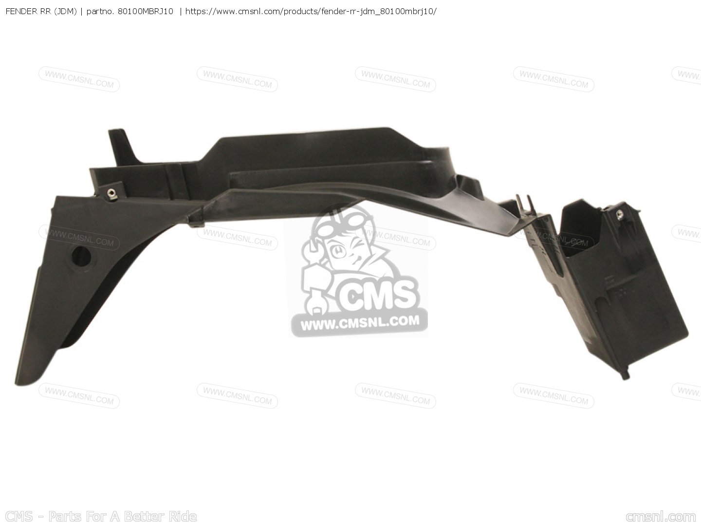 80100MBRJ10: Fender Rr (jdm) Honda - buy the 80100-MBR-J10 at CMSNL