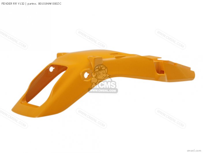 80101MAK000ZC: FENDER RR Y132 Honda - buy the 80101-MAK-000ZC at CMSNL
