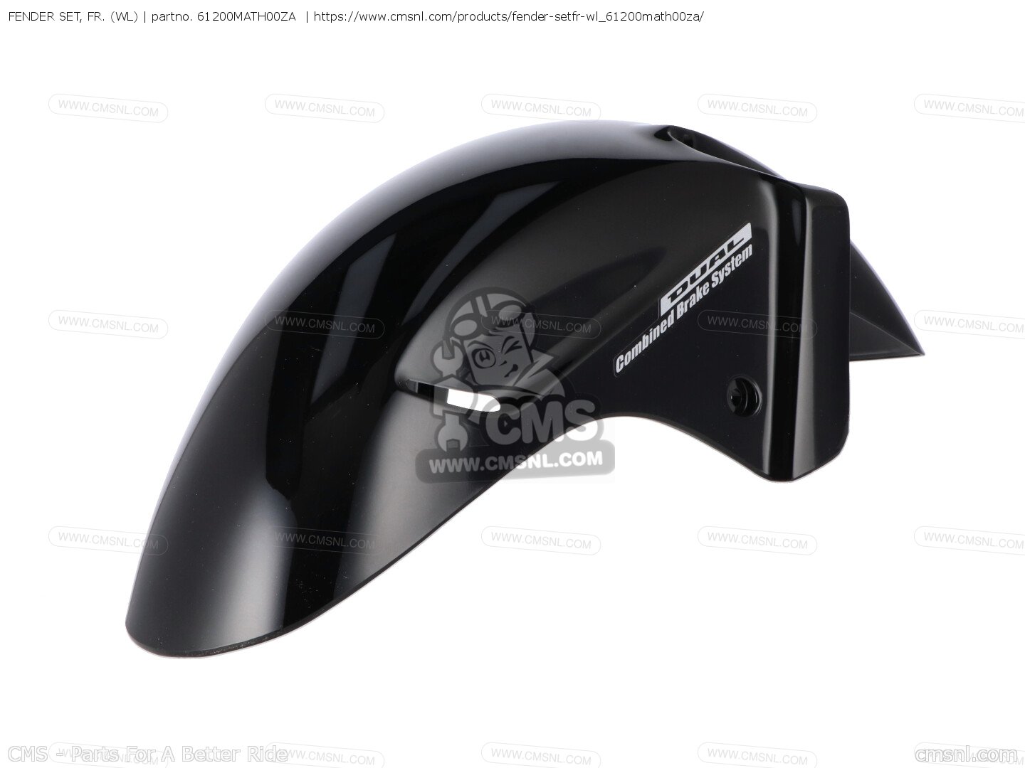 61200MATH00ZA: Fender Set, Fr. (wl) Honda - buy the 61200-MAT-H00ZA at ...
