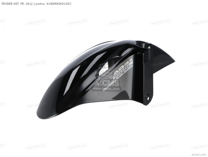 61000MCWD10ZC: Fender Set, Fr. (wl) Honda - buy the 61000-MCW-D10ZC at ...