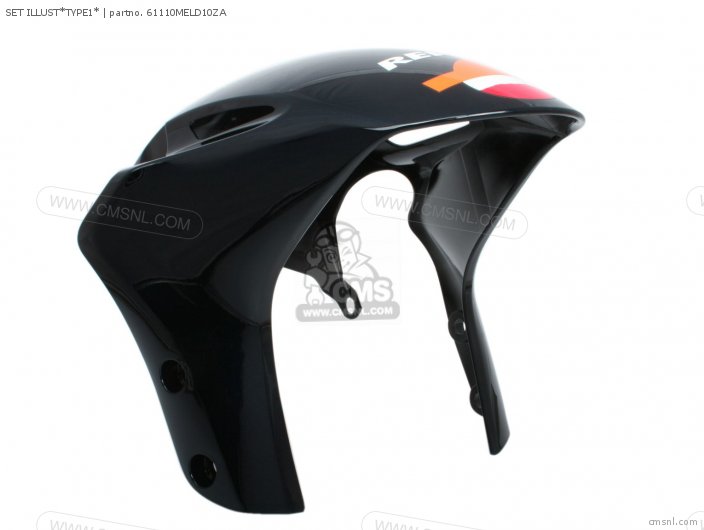 61110MELD10ZA: Fender Set, Fr. (wl) Honda - buy the 61110-MEL-D10ZA at ...