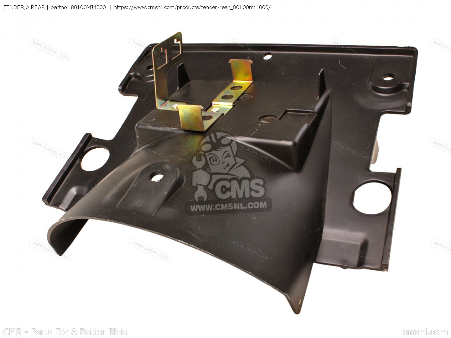 80100MJ4000: FENDER,A REAR Honda - buy the 80100-MJ4-000 at CMSNL
