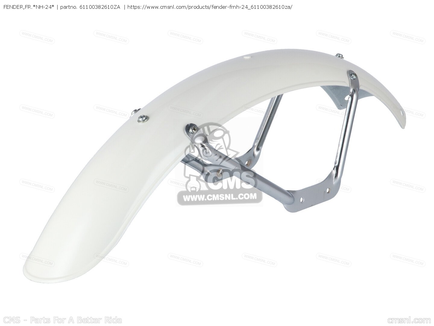 61100382610ZA: FENDER,FR.*NH-24* Honda - buy the 61100-382-610ZA at CMSNL
