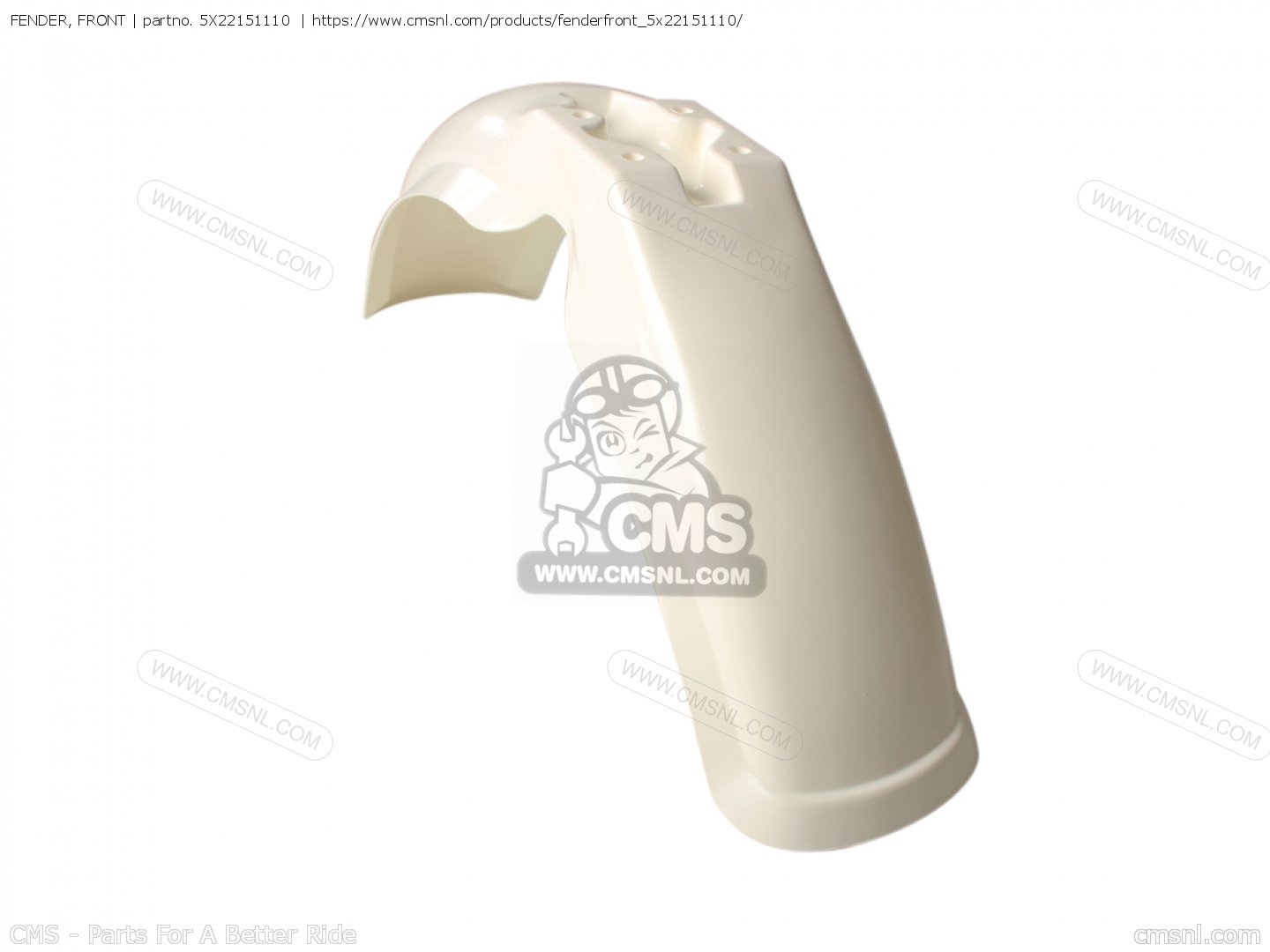 5X22151110: Fender, Front Yamaha - buy the 5X2-21511-10-00 at CMSNL