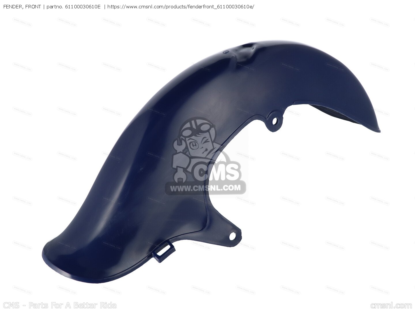 61100030610E: Fender, Front Honda - buy the 61100-030-610E at CMSNL