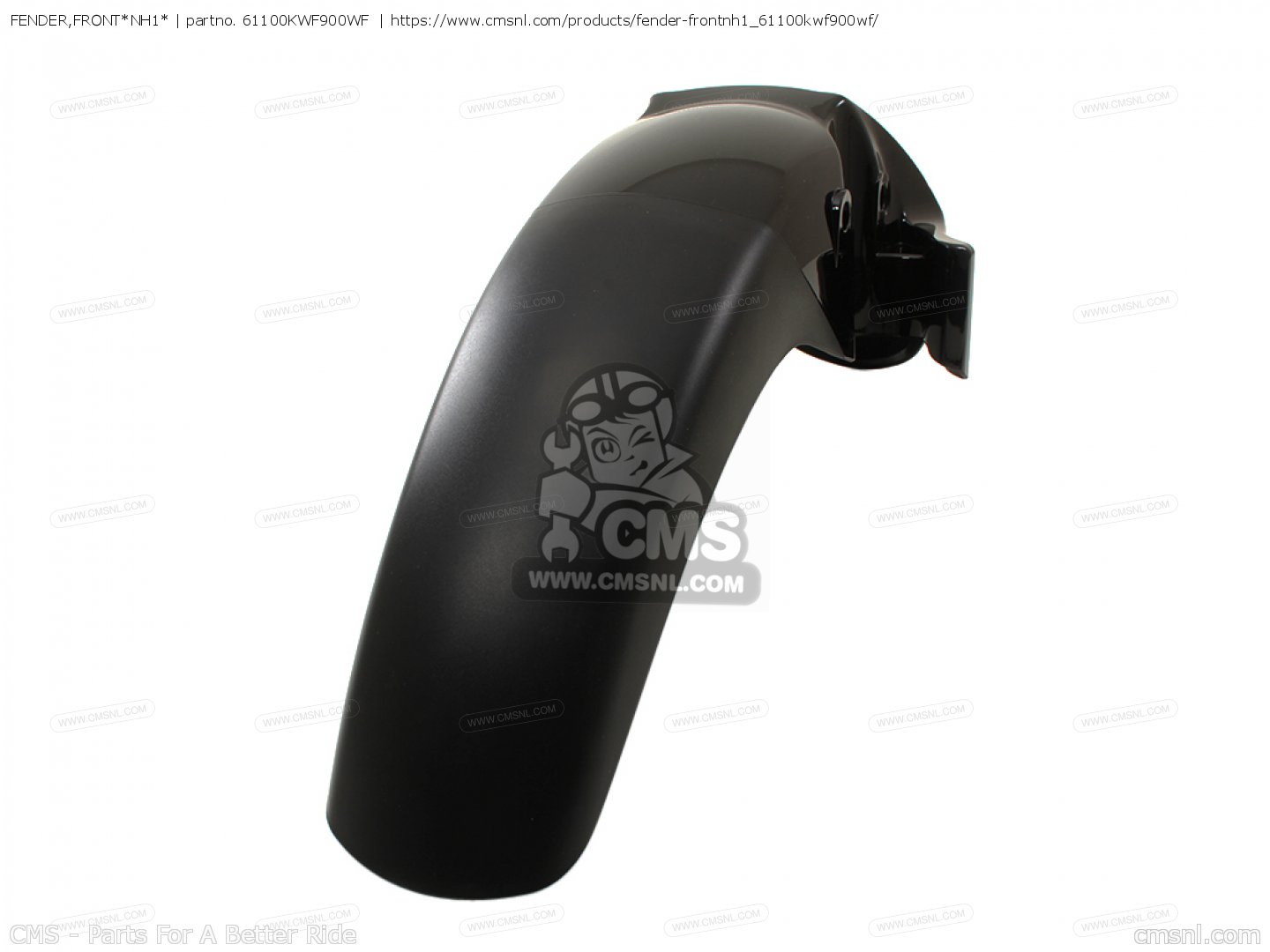 61100KWF900WF: Fender,front*nh1* Honda - buy the 61100-KWF-900WF at CMSNL