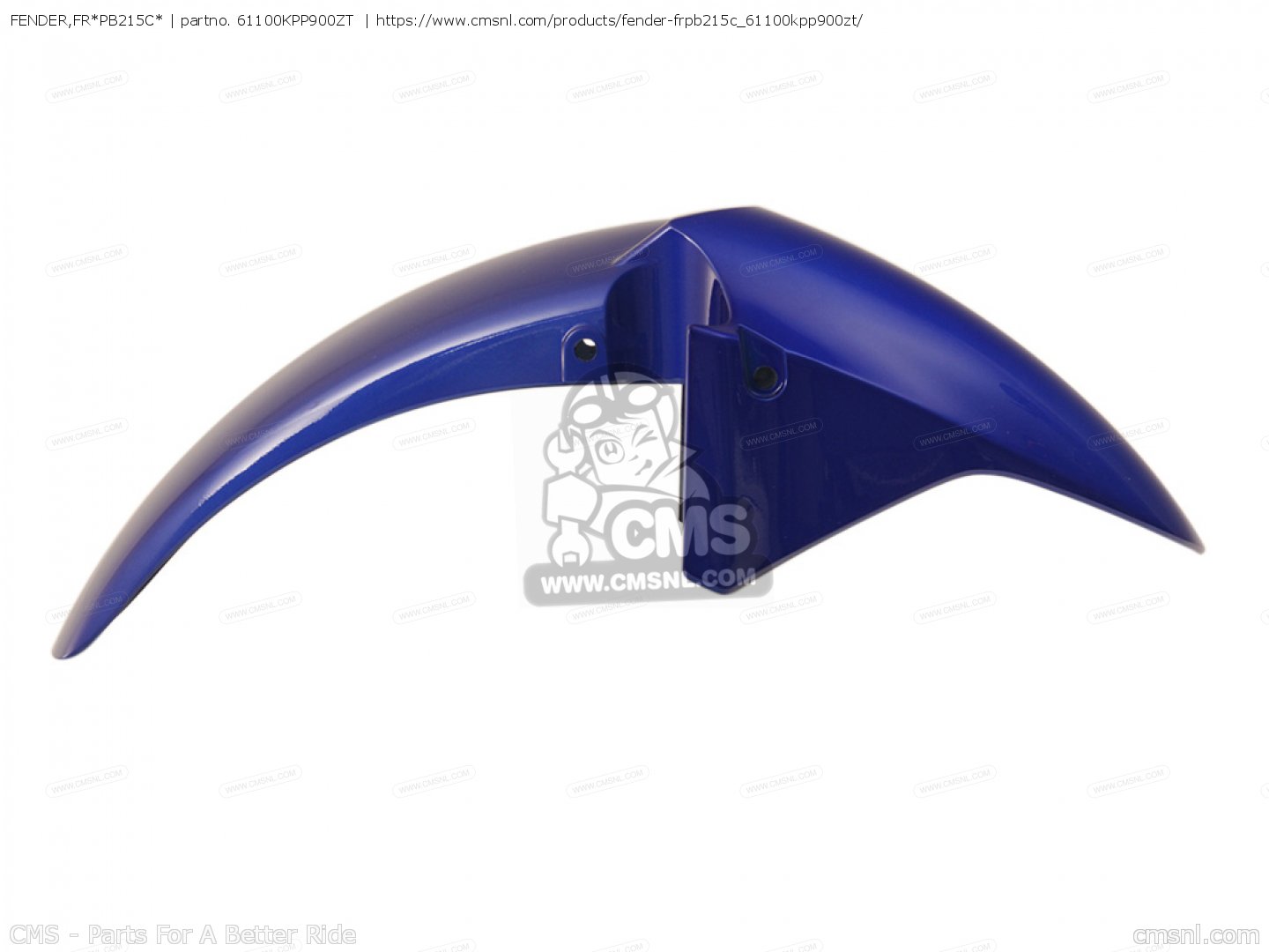 61100KPP900ZT: Fender,fr*pb215c* Honda - buy the 61100-KPP-900ZT at CMSNL