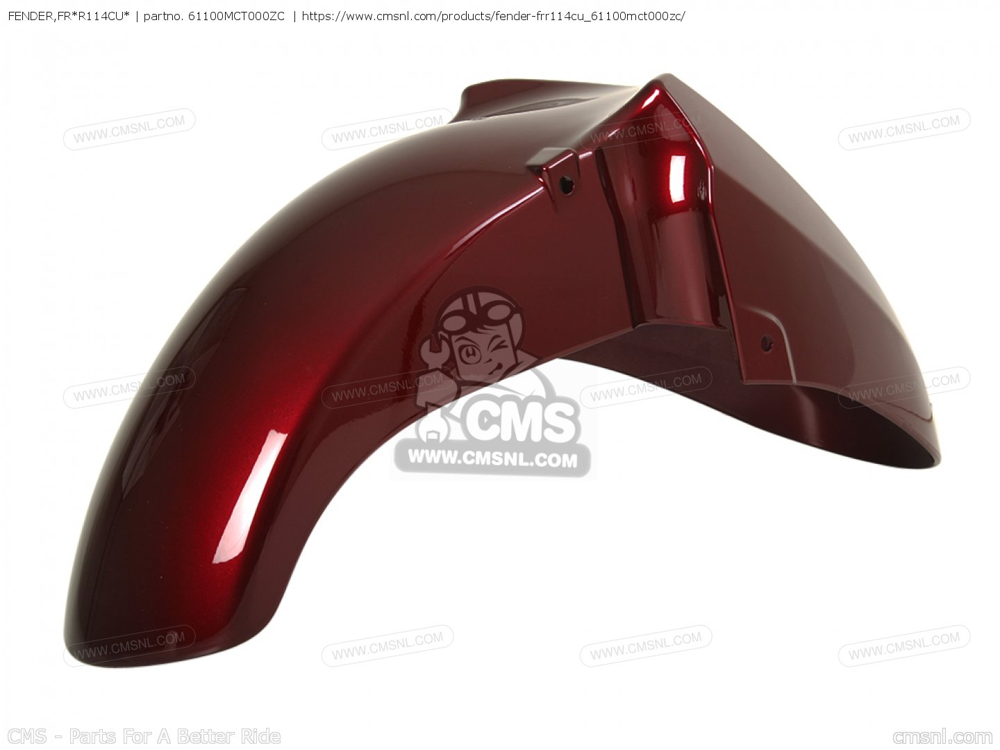 61100MCT000ZC: Fender,fr*r114cu* Honda - buy the 61100-MCT-000ZC at CMSNL