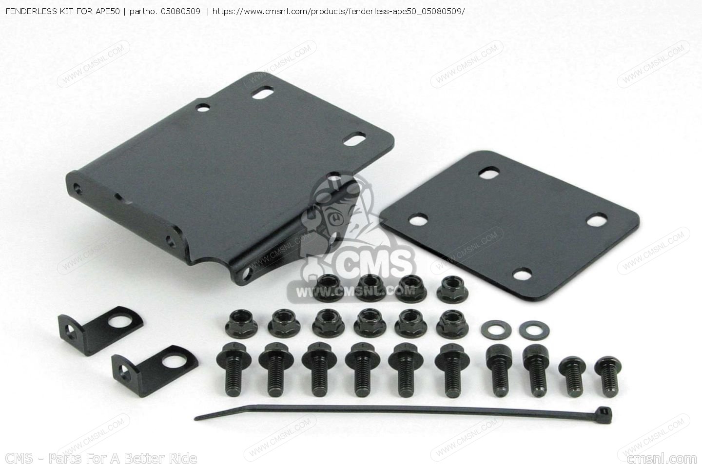 05080509: FENDERLESS KIT FOR APE50 Takegawa - buy the 05-08-0509 at CMSNL