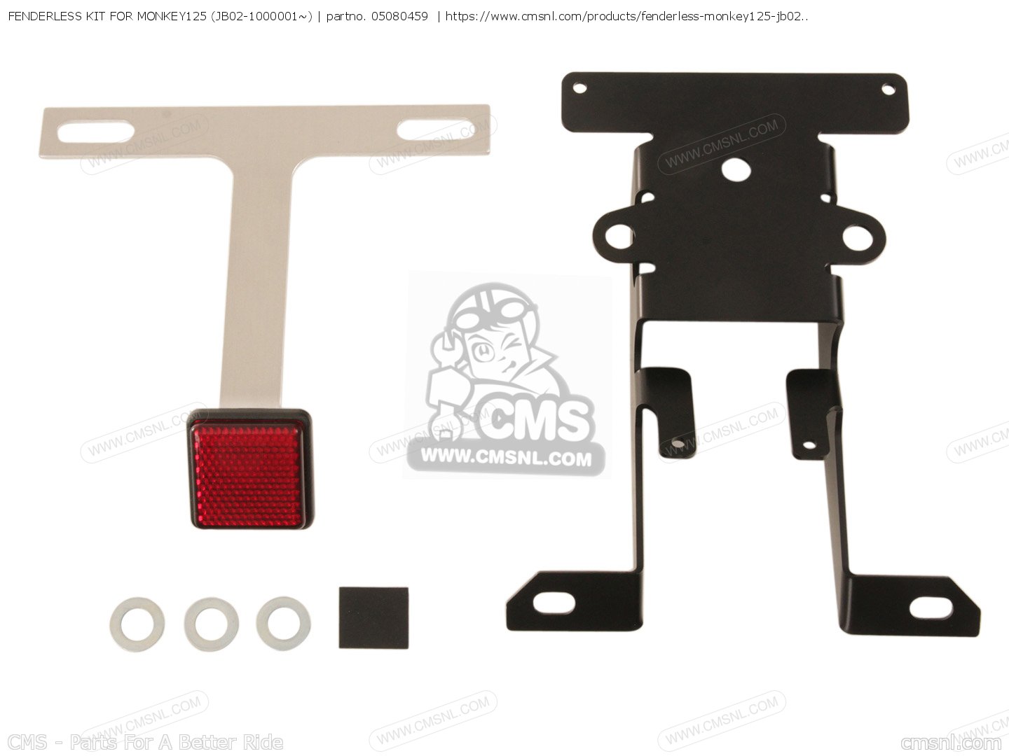 05080459: FENDERLESS KIT FOR MONKEY125 (JB02-1000001~) Takegawa - buy ...