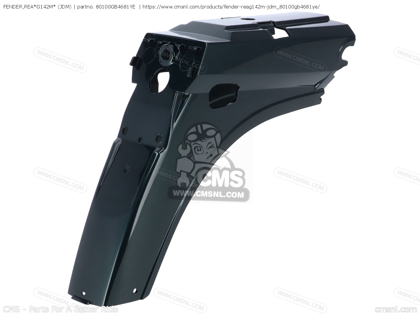 80100GB4681YE: FENDER,REA*G142M* (JDM) Honda - buy the 80100-GB4-681YE ...