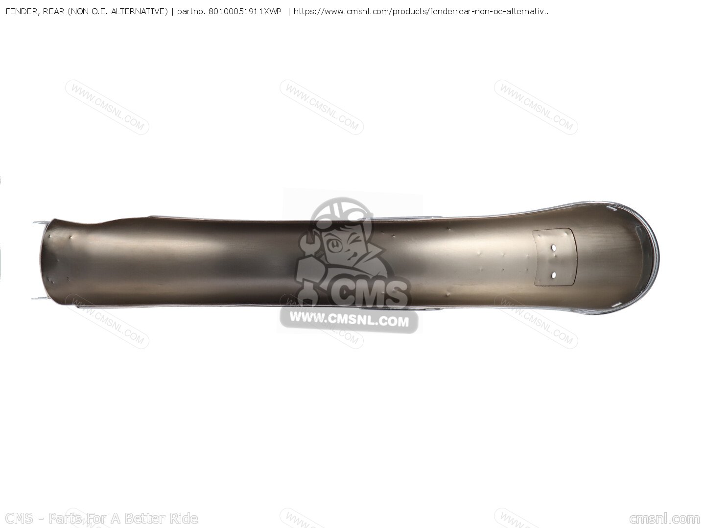 FENDER, REAR (NON O.E. ALTERNATIVE) for CD70B GENERAL EXPORT TYPE 4 ...