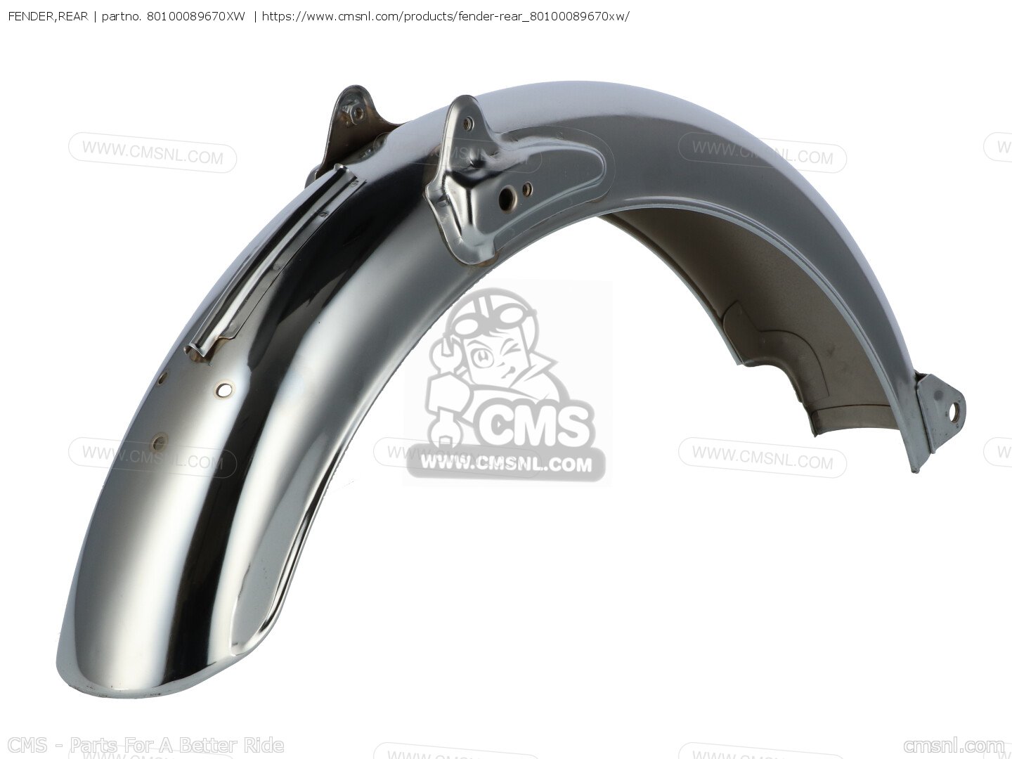 FENDER,REAR for CL70 SCRAMBLER 1969 K0 USA - order at CMSNL