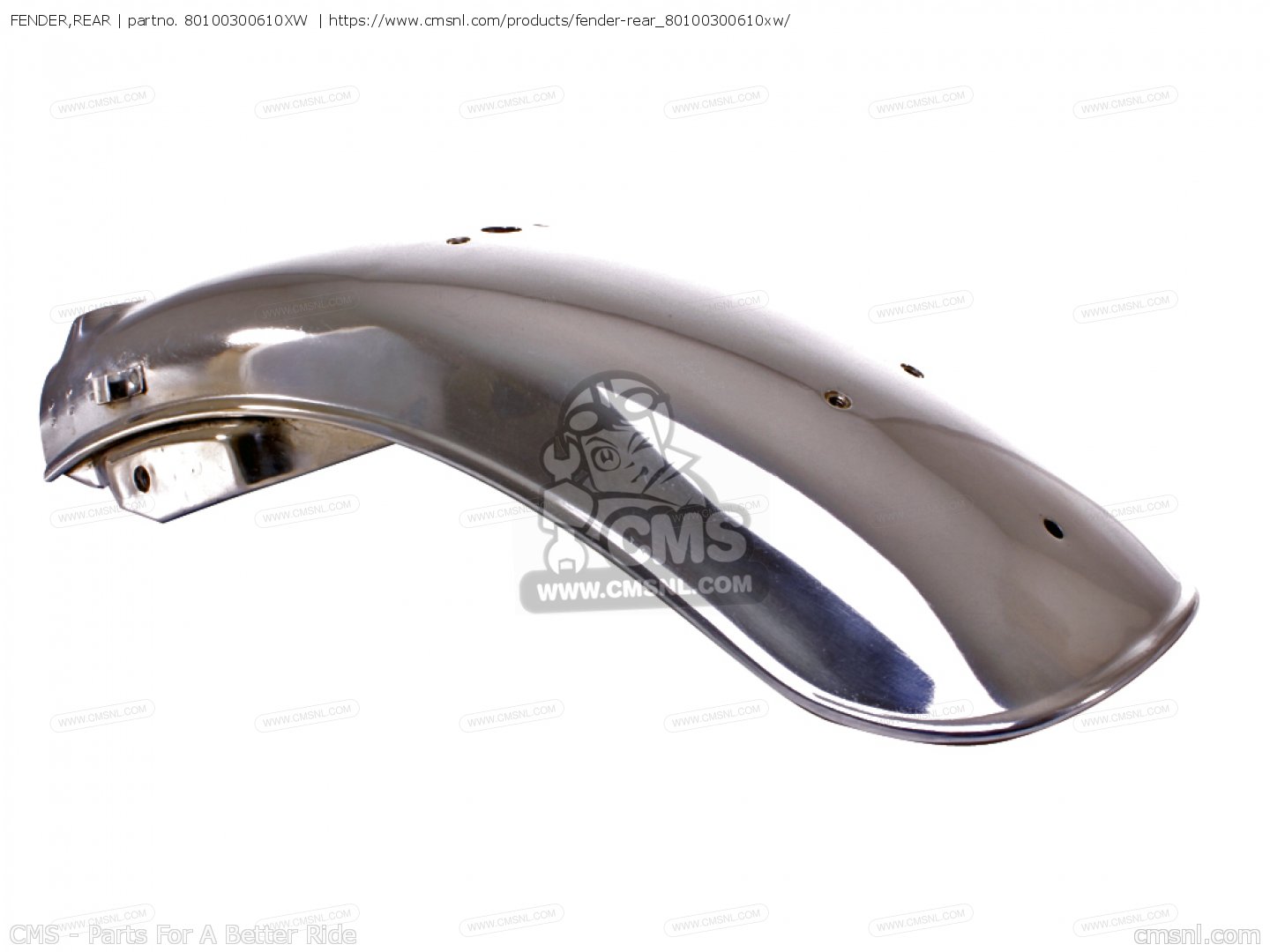 FENDER,REAR for Honda - order at CMSNL