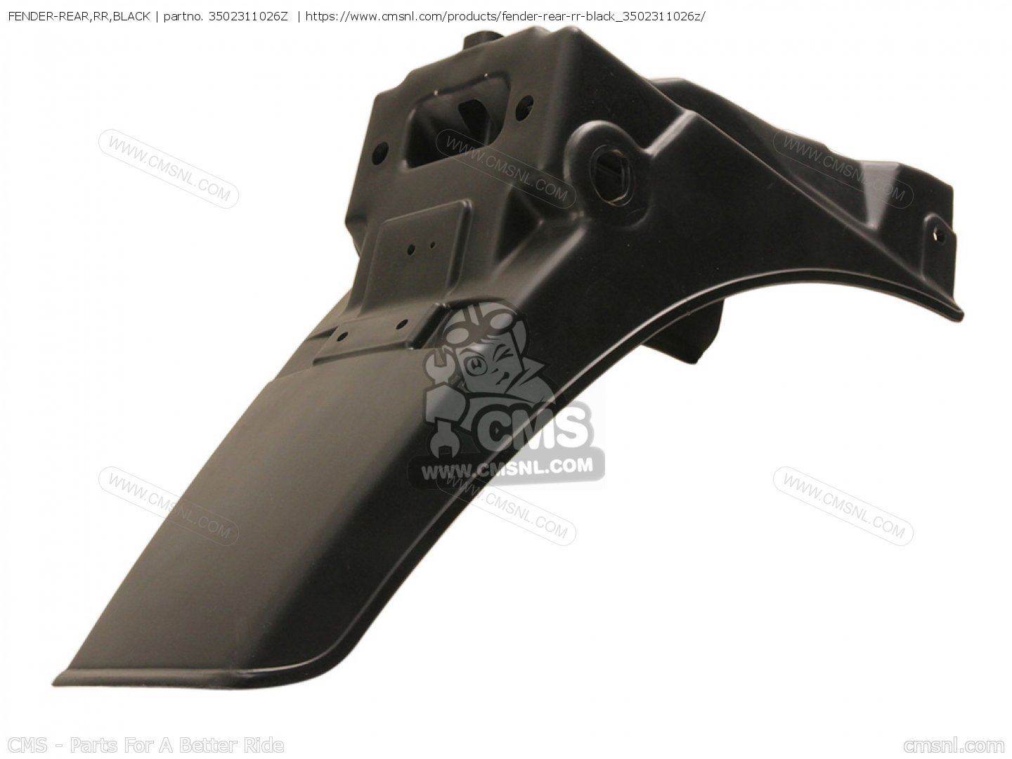 FENDER-REAR,RR for Kawasaki - order at CMSNL