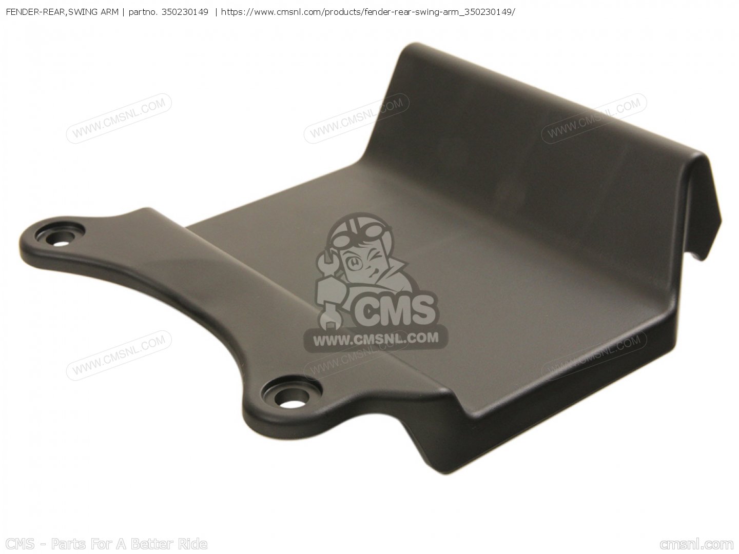 350230149: FENDER-REAR,SWING ARM Kawasaki - buy the 35023-0149 at CMSNL
