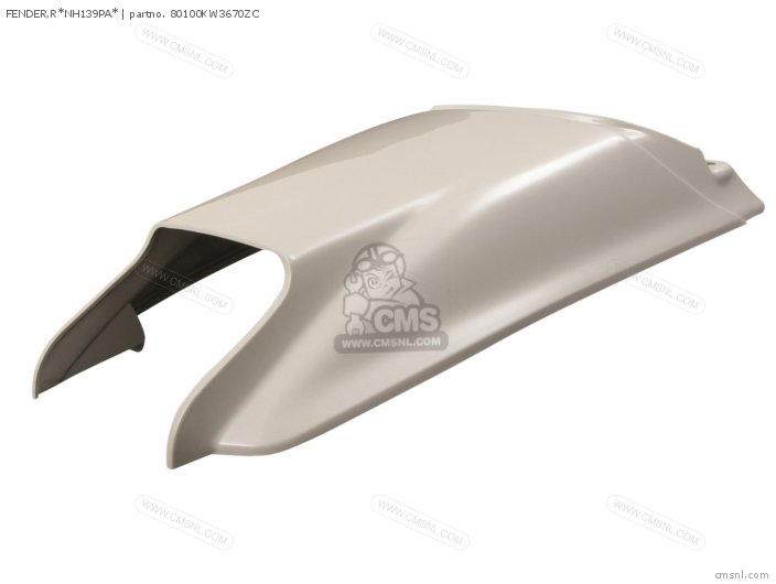 80100KW3670ZC: Fender,r*nh139pa* Honda - buy the 80100-KW3-670ZC at CMSNL