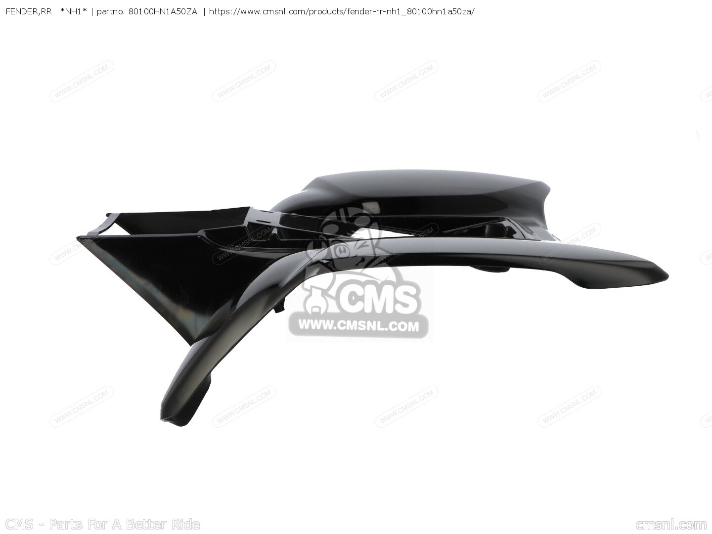 80100HN1A50ZA: Fender,rr *nh1* Honda - buy the 80100-HN1-A50ZA at CMSNL