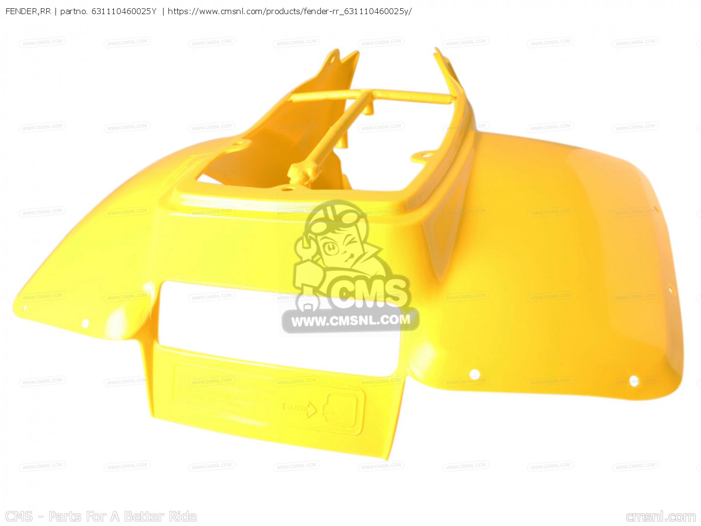 631110460025Y: FENDER,RR Suzuki - buy the 63111-04600-25Y at CMSNL