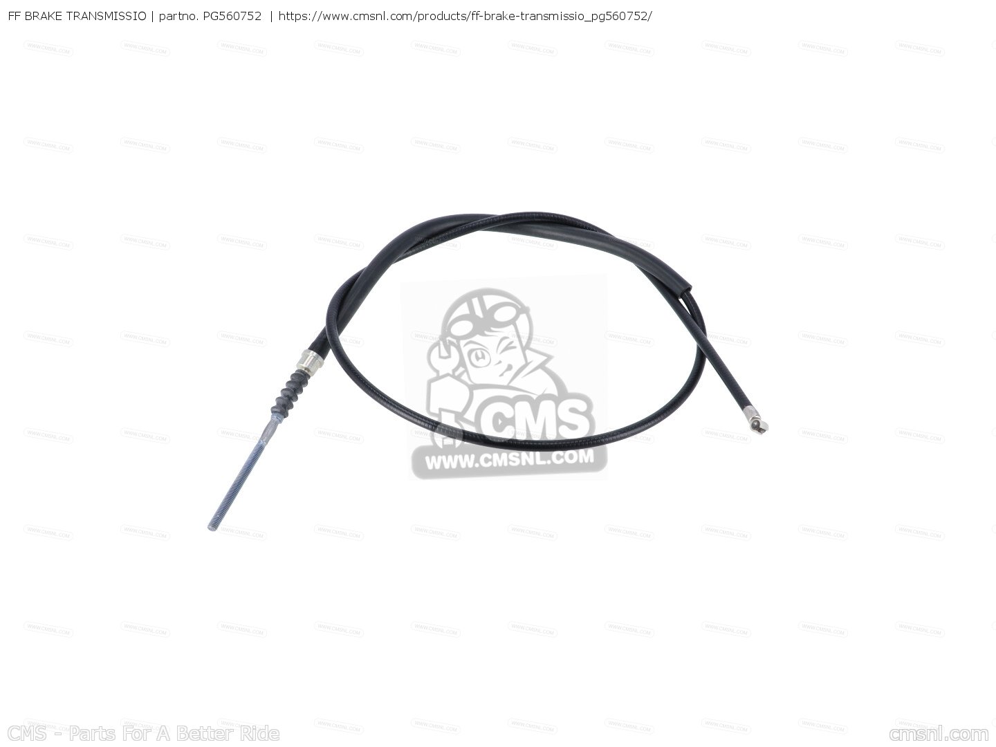 PG560752: FF BRAKE TRANSMISSIO Piaggio Group - buy the PG560752 at CMSNL