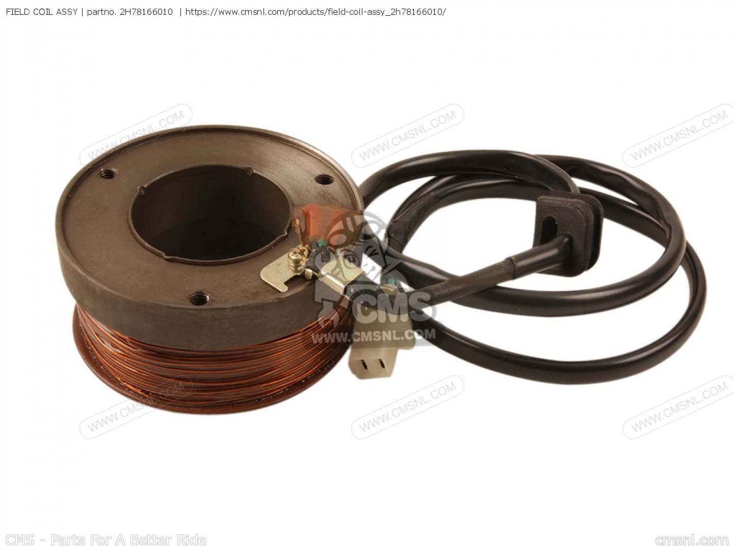 2H78166010: FIELD COIL ASSY Yamaha - buy the 2H7-81660-10-00 at CMSNL
